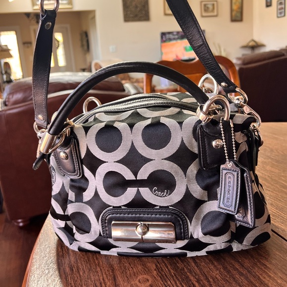 Coach | Bags | Coach Signature C Cloth Satchel | Poshmark